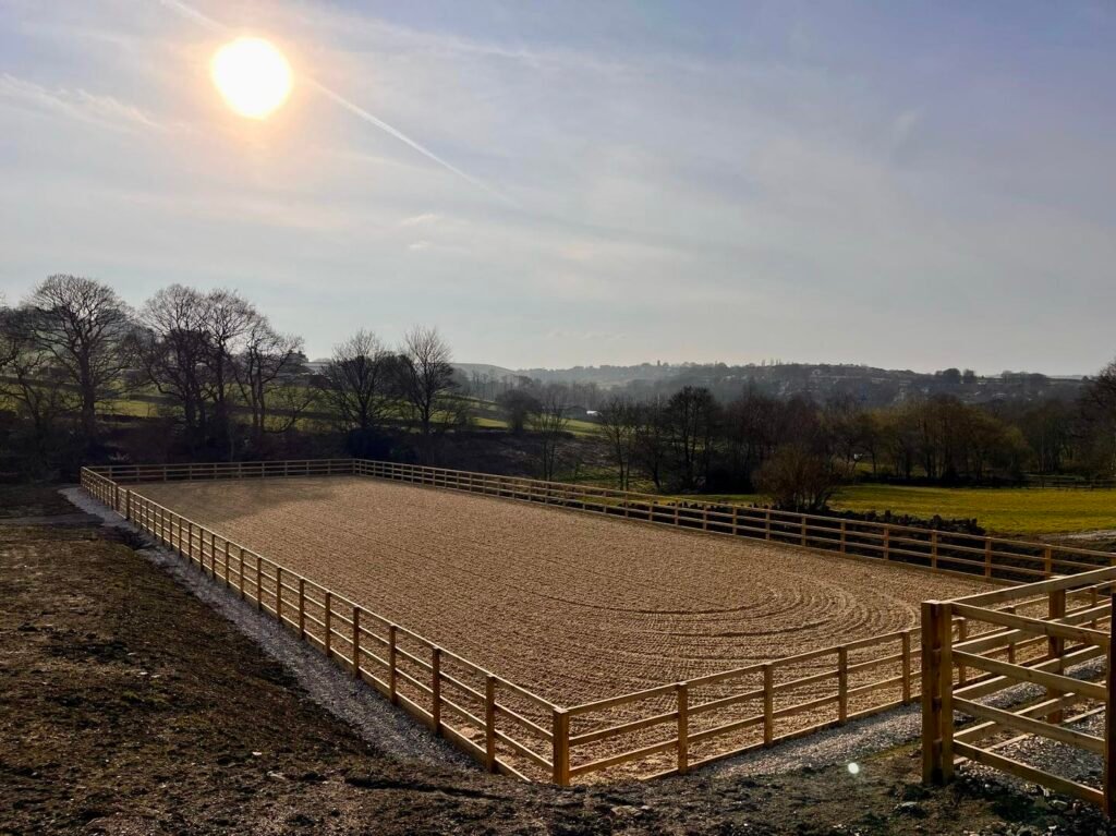 Outdoor Horse Arena Case Study - Ground Reduction and Compact